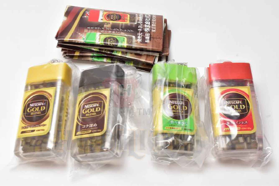 Gashapon Nestlé NESCAFE GOLD BLEND Mini Shaka Shaka Charm (complete set ...