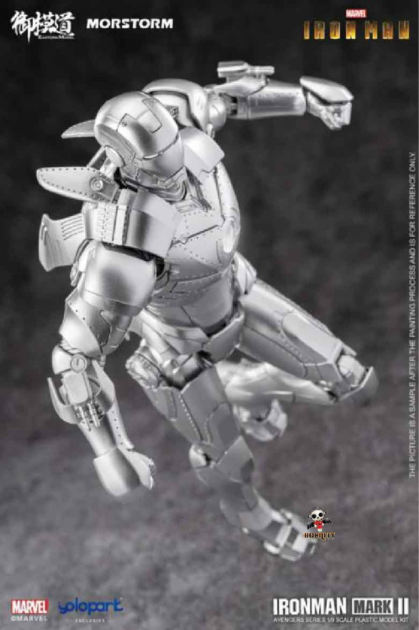 E-Model Iron Man Mark II 1/9 scale Plastic Model Kit - Hobility