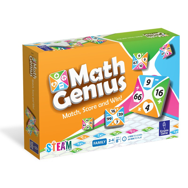 MATH GENIUS BOARD GAME - ILHAM GALLERY GIFT SHOP