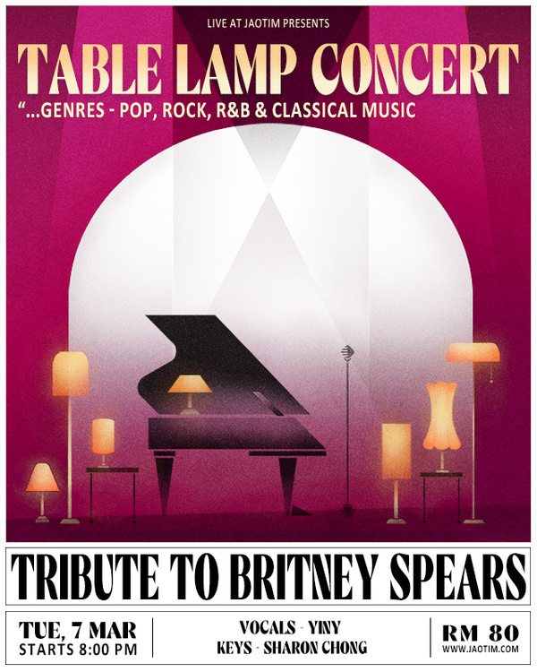 Table Lamp Concert ft. Yiny & Sharon Chong - 7th March 2023 (Britney ...
