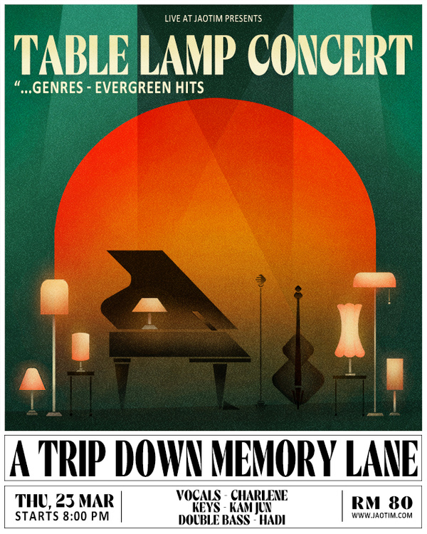 Table Lamp Concert ft Charlene - 23rd March 2023 (A Trip Down Memory ...