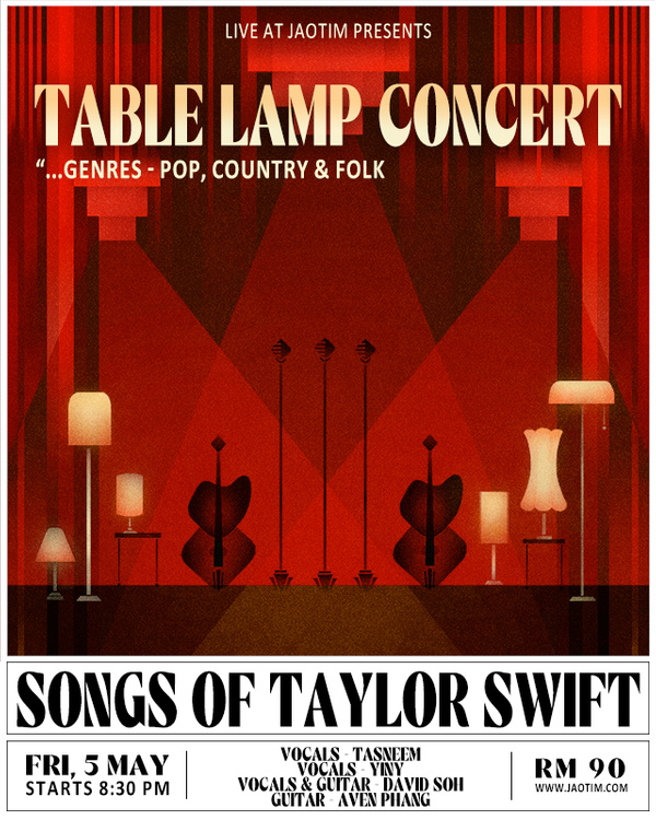 Table Lamp Concert ft Yiny & Tasneem - 5th May 2023 (Taylor Swift ...