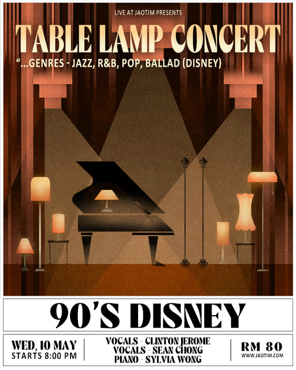 Table Lamp Concert ft Clinton Jerome, Sean Chong & Sylvia Wong - 10th ...