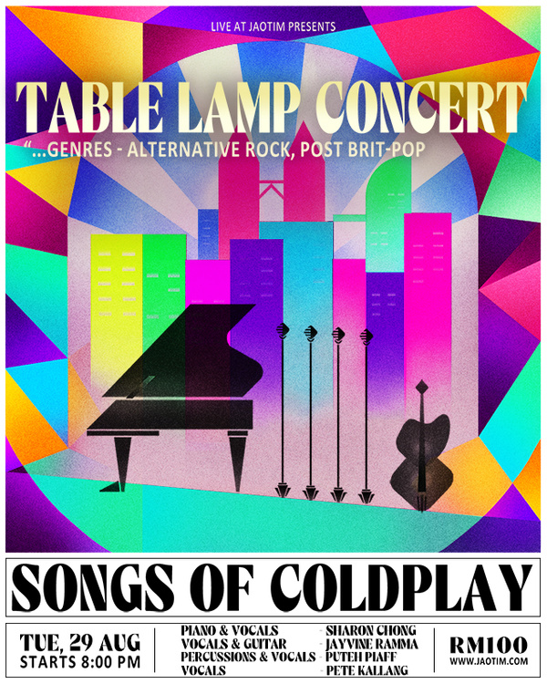 Table Lamp Concert ft Sharon Chong, Pete Kallang, Puteh Piaf & Jayvine ...