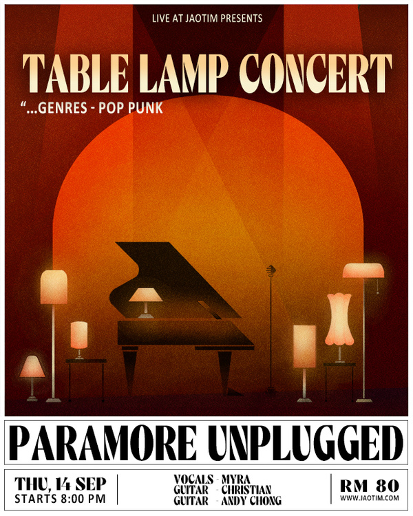 Table Lamp Concert ft. Myra, Christian & Andy Chong - 14th Sept 2023 ...
