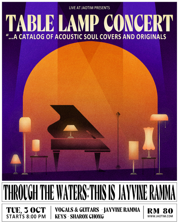 Table Lamp Concert ft. Jayvine Ramma & Sharon Chong - 3rd Oct 2023 (A ...