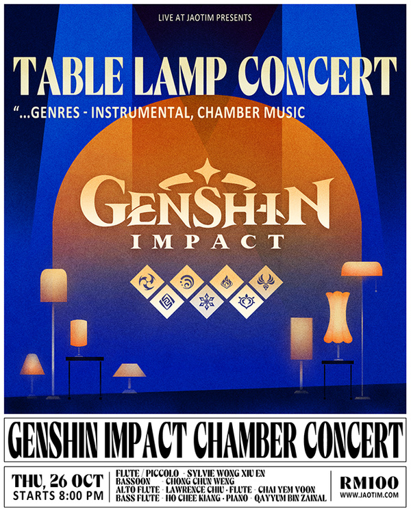 Table Lamp Concert ft Sylvie Wong - 26th Oct 2023 (Genshin Impact ...