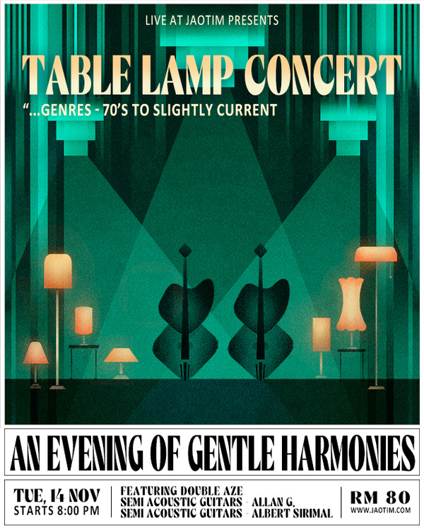 Table Lamp Concert ft.Double Aze - 14th Nov 2023 (70's to Slightly ...