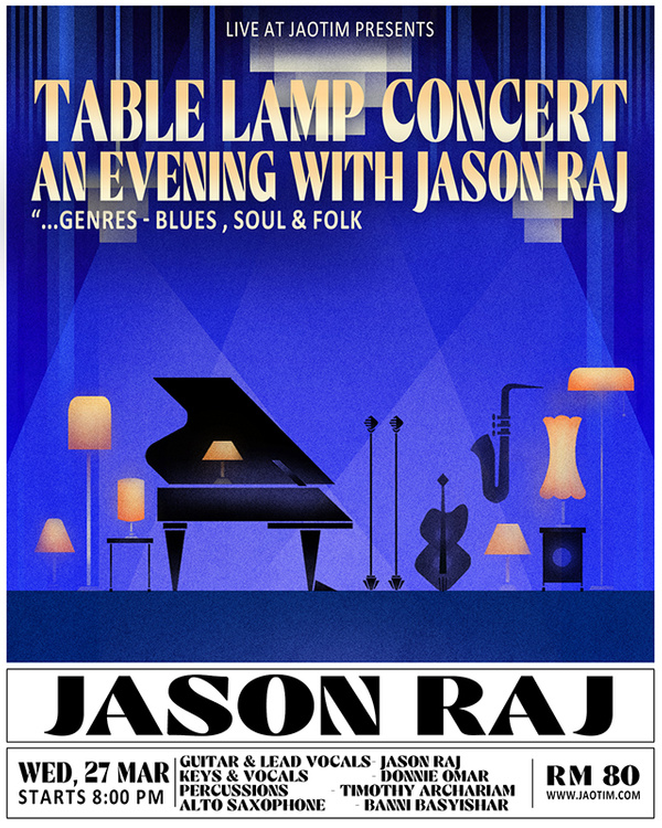 Table Lamp Concert ft. Jason Raj - 27th March 2024 (Blues, Rock & Folk ...