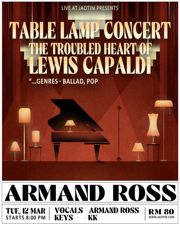 Table Lamp Concert ft. Armand Ross - 12th March 2024 (The Trouble Heart ...