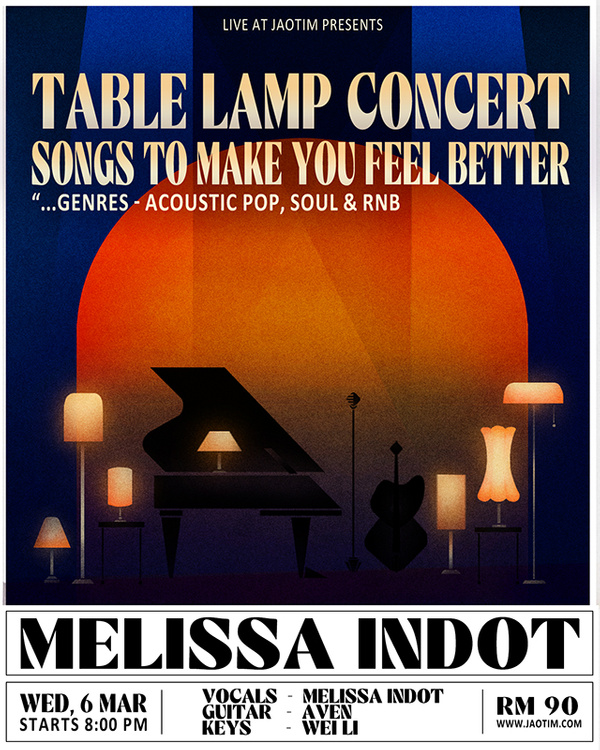 Table Lamp Concert ft. Melissa Indot - 6th March 2024 (Songs to Make ...