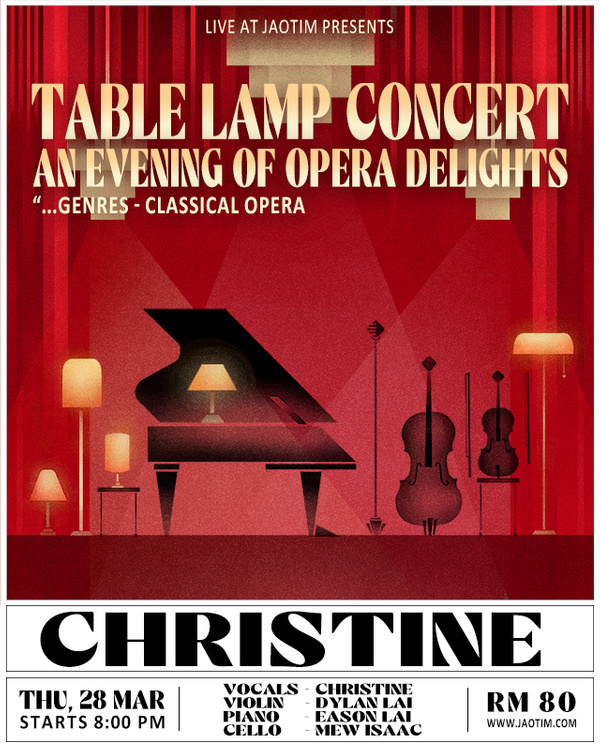 Table Lamp Concert ft. Christine - 28th March 2024 (Classic Opera ...