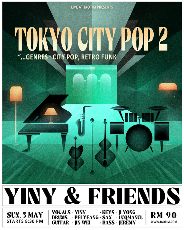 Tokyo City Pop 2 ft. Yiny & Friends - 5th May 2024 (City Pop, Retro ...