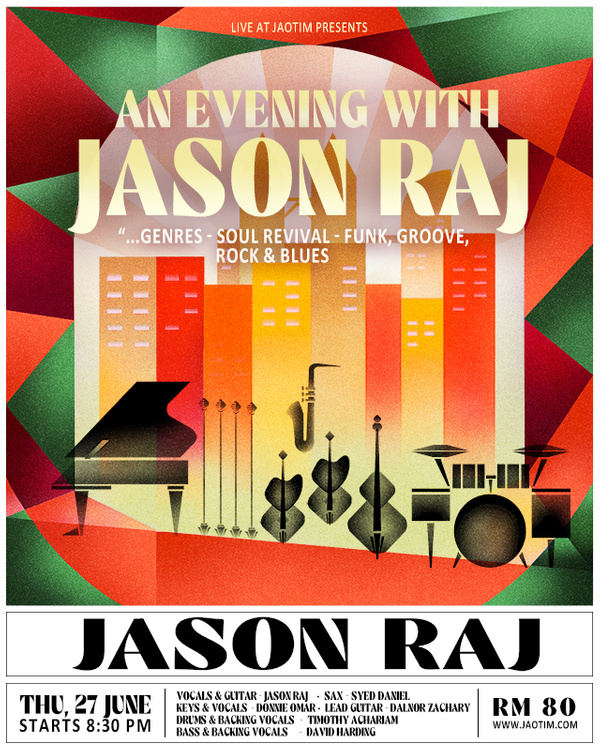 An Evening with Jason Raj - 27th June 2024 (Soul Revival, Funk, Groove ...