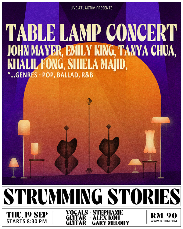Table Lamp Concert ft. Stephanie Lee - 19th Sept 2024 (John Mayer,Emily ...