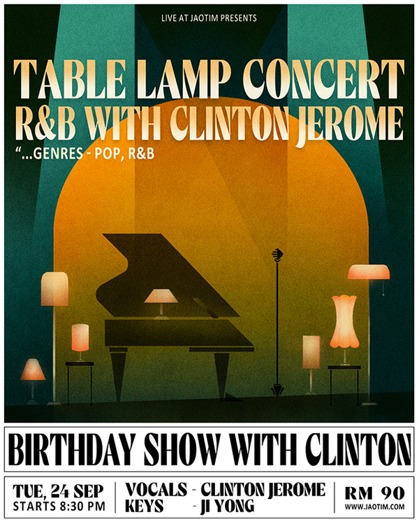 Table Lamp Concert ft. Clinton Jerome - 24th Sept 2024 (R&B with ...
