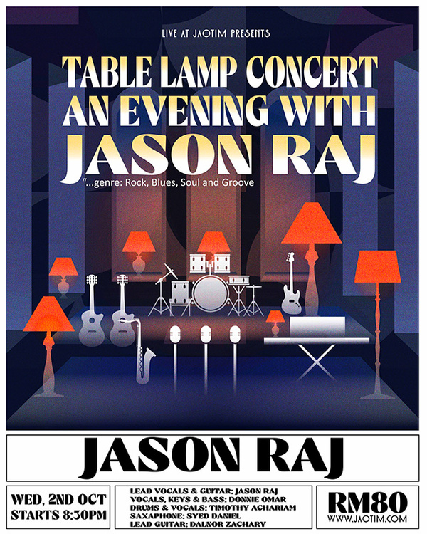 Table Lamp Concert ft. Jason Raj - 2nd Oct 2024 (Rock,Blues,Soul,Groove ...