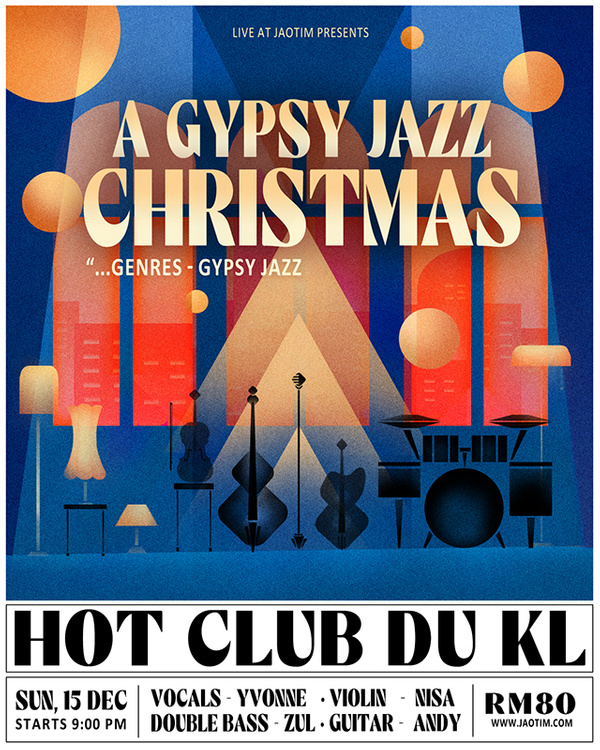 A Gypsy Jazz Christmas ft. Andy Chong & Friends - 15th Dec 2024 - Jao Tim