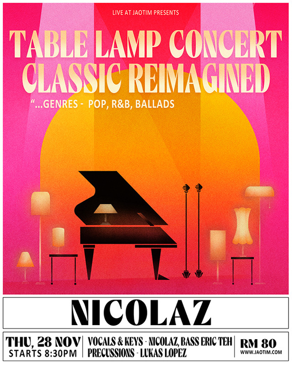 Table Lamp Concert ft. Nicolaz - 28th Nov 2024 (Classic Reimagined, Pop ...
