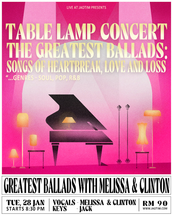 Table Lamp Concert ft. Melissa Anne & Clinton - 28th Jan 2025 (The ...