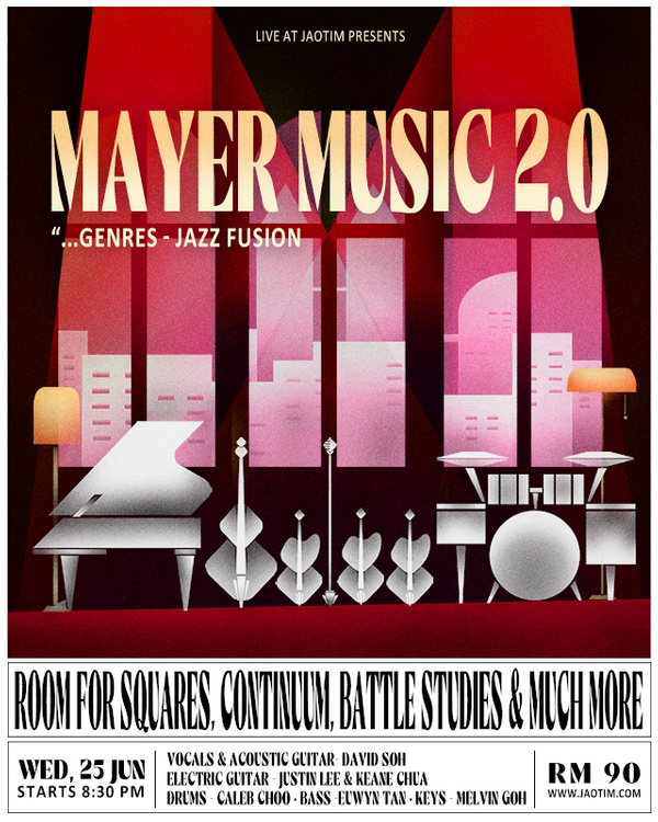 Mayer Music 2.0 ft. David Soh - 25th Jun 2025 (Sob rock, Acoustic ...