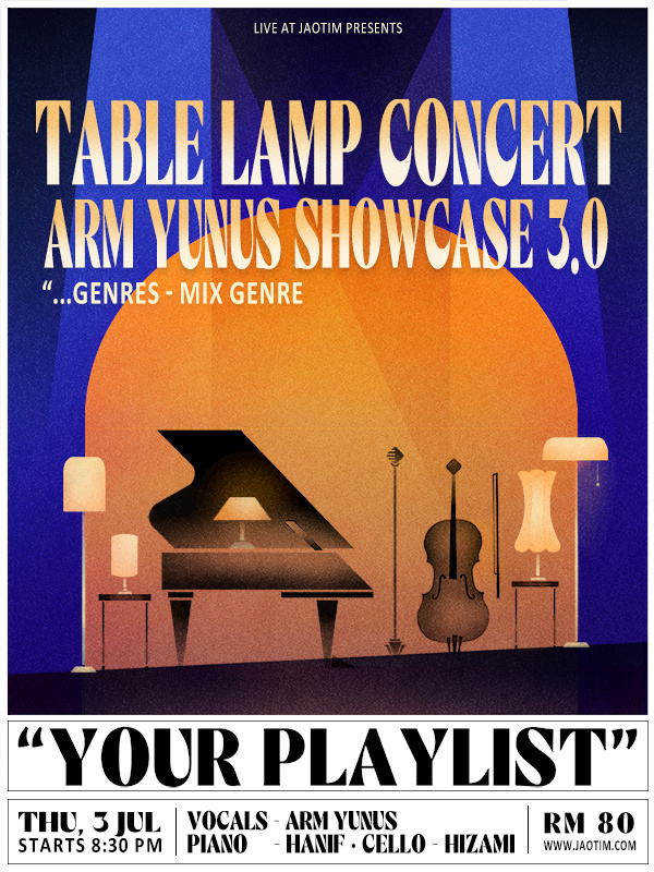 Table Lamp Concert ft. Arm Yunus - 3rd July 2025 (Your Playlist, Mix ...