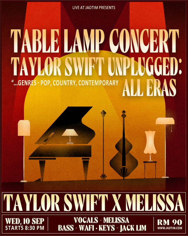Table lamp Concert ft. Melissa Anne - 10th Sept 2025 (Taylor Swift ...