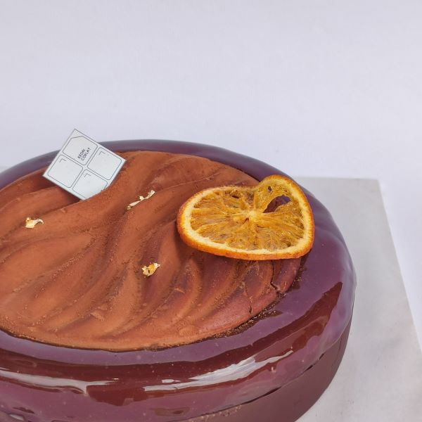 7" Orange Chocolate Entremet - Kedai Coklat