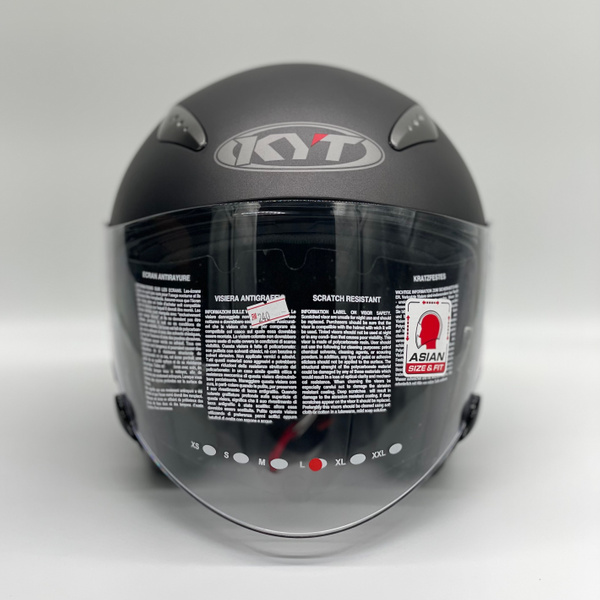 KYT HELLCAT PLAIN MATTE GREY - kedai penjual helmet