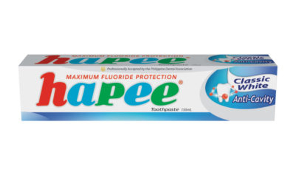 HAPEE TOOTHPASTE CLASSIC WHITE 100ML - FlairMart