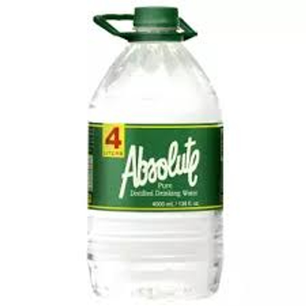 ABSOLUTE DISTILLED WATER 4000ML - FlairMart