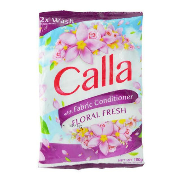 CALLA DETERGENT POWDER WITH FABCON FLORAL FRESH 100G - FlairMart