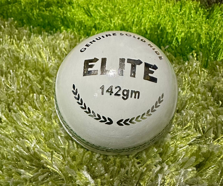 Maestro Elite Leather Cricket Ball (White) - Maestro Sports