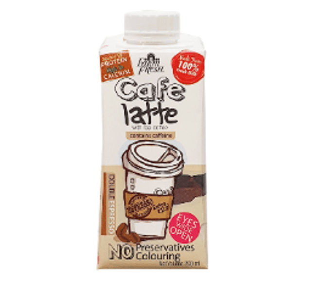 Farm Fresh UHT Cafe Latte Fresh Milk 200ml - Marjan Halal Mart