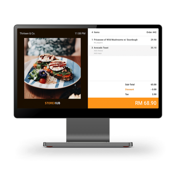 Android Swan 1 PRO POS Terminal (Single Screen) - StoreHub Merchandise