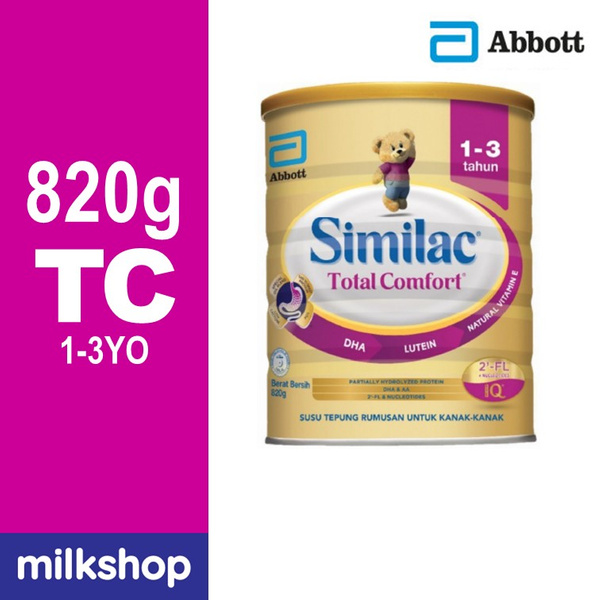 Similac Gold Total Comfort Plus (TCP) 820g (1-3YO) - Milkshop