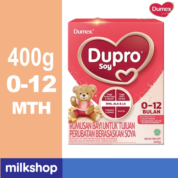 Dupro Soy Infant Formula 400g (0-12M) - Milkshop