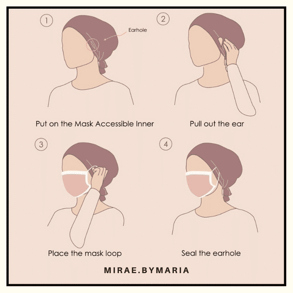 MASK ACCESSIBLE INNER (IVORY) - mirae.bymaria
