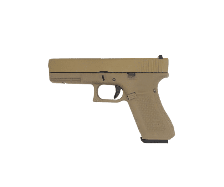 WE Tan Glock 17 Gen 5 (WE-G001VB-TAN) GBB Airsoft Pistol - Mk 7 Airsoft ...