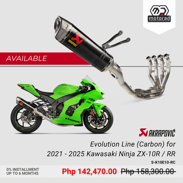 Akrapovic Full Exhaust Kawasaki ZX-10RR / ZX-10R 2021-2024 Evolution ...