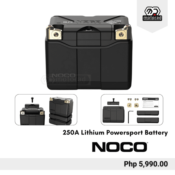 NOCO NLP5 12V 250A Lithium Powersport Battery - Motorad Motorcycle Shop