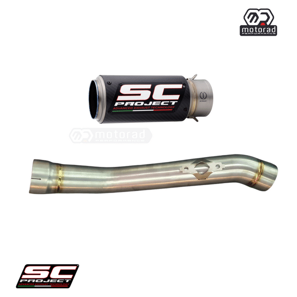 SC PROJECT-NINJA ZX-10R - RR (2021- 2024) CR-T carbon exhaust, with de ...