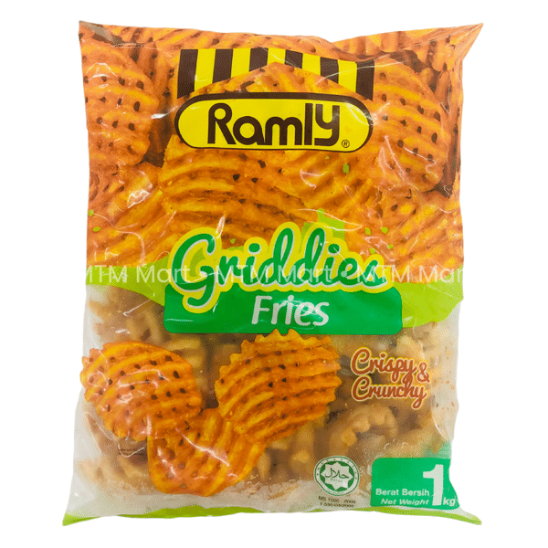 Ramly Griddies Fries 1kg - MTM Mart Taman Samudera