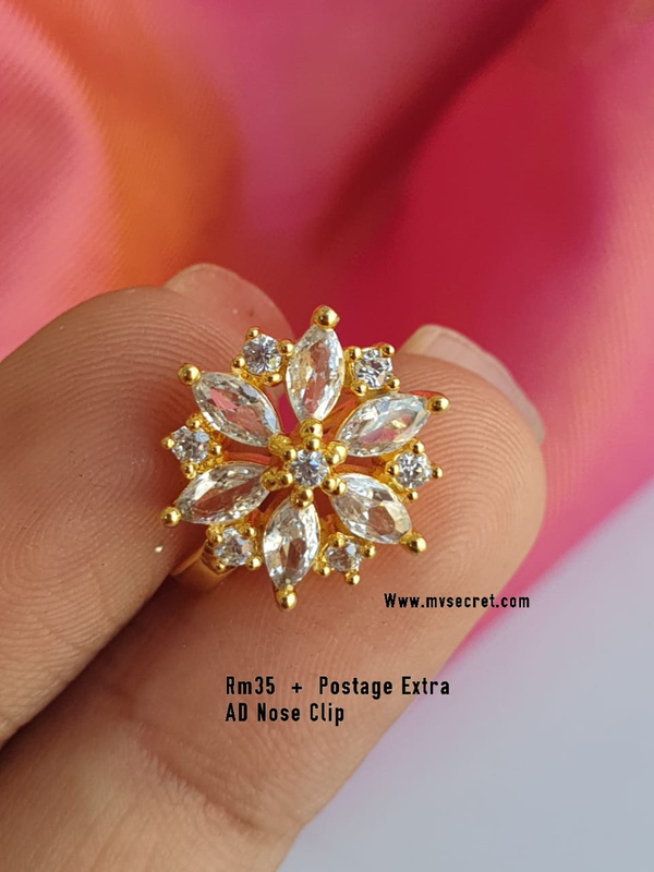 D.NO 102 - AD NOSE PIN - MV SECRET JEWELLERY