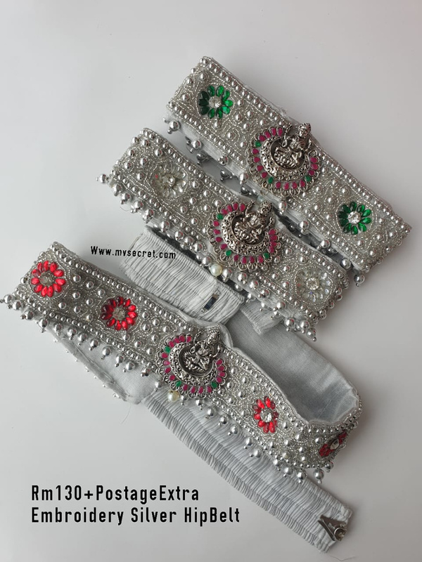 D.NO 055 - SILVER HIP CHAIN - MV SECRET JEWELLERY