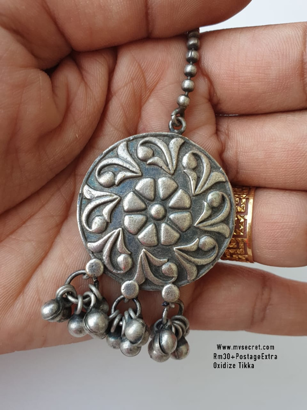 D.NO 022 - SILVER TIKKA - MV SECRET JEWELLERY