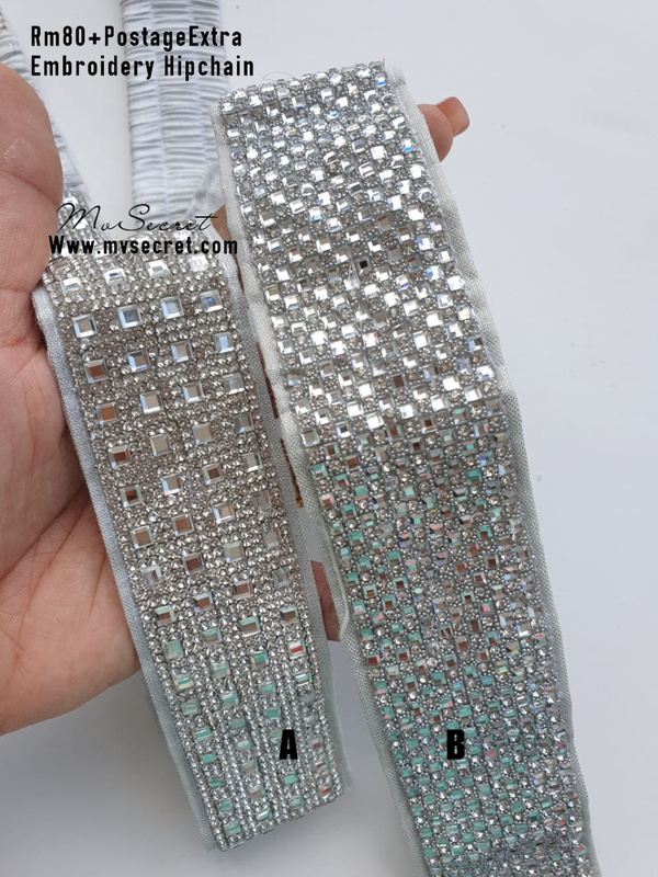 D.NO 056 - SILVER HIP CHAIN - MV SECRET JEWELLERY