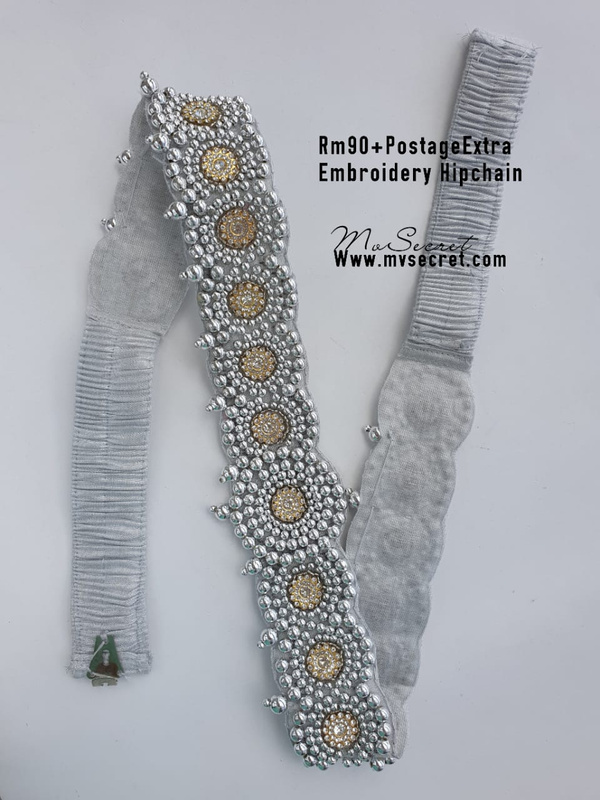 D.NO 057 - SILVER HIP CHAIN - MV SECRET JEWELLERY