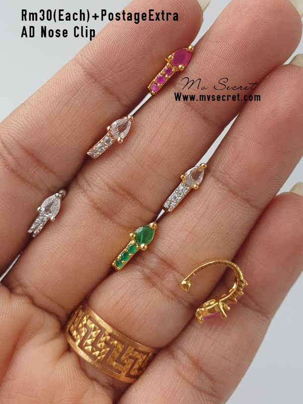 D.NO 132 - AD NOSE PIN - MV SECRET JEWELLERY