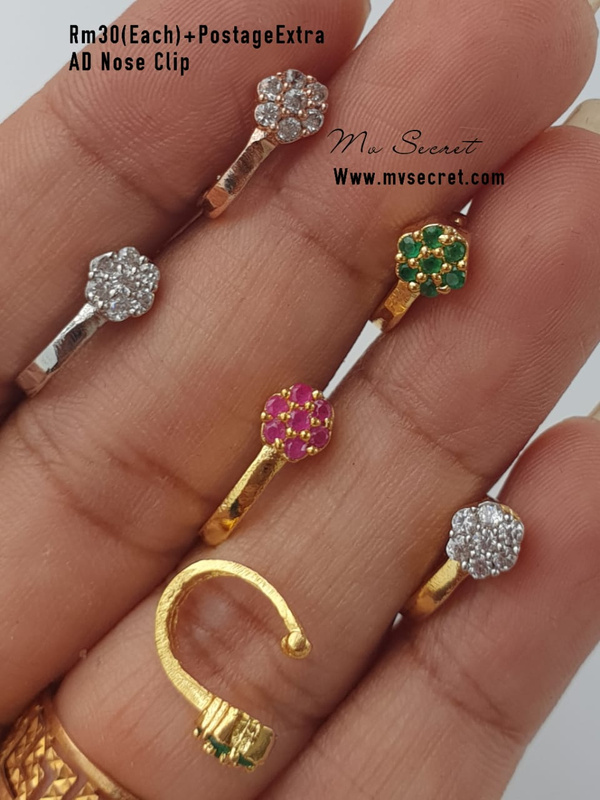 D.NO 135 - AD NOSE PIN - MV SECRET JEWELLERY